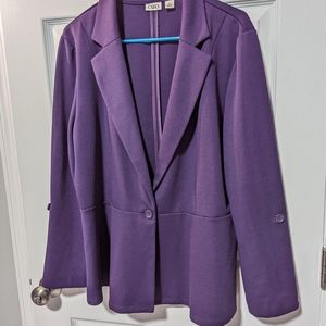 Cato | Jackets & Coats | Cato Purple Wine Blazer | Poshmark